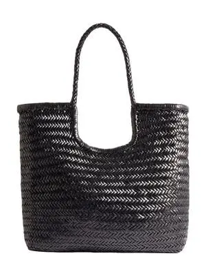DRAGON DIFFUSION DRAGON DIFFUSION Diagonal Leather Tote Bag