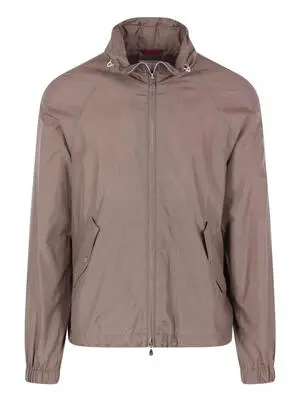 Brunello Cucinelli Silk Blouson Jacket - Multicolor