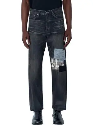 Yohji Yamamoto X Neighborhood Savage Denim Dp Basic Jeans - Black