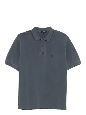 Herno Logo Cotton Polo Shirt - Multicolor