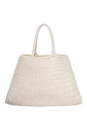 Dragon Diffusion DRAGON DIFFUSION Santa Croce Small Leather Bag Cream