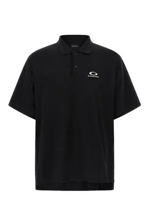 Balenciaga Polo Shirts - Black