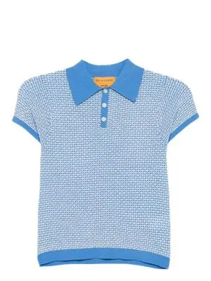 Guest In Residence Pique Cashmere Polo Shirt - Multicolor