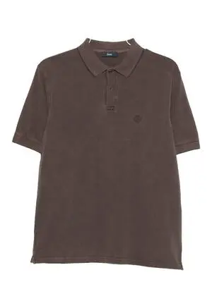 Herno Logo Cotton Polo Shirt - Multicolor