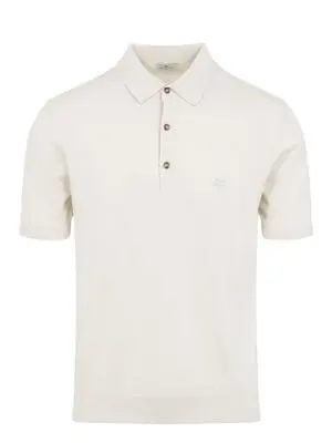 Etro Knitted Polo - White