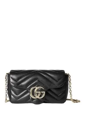 Gucci Gg Marmont Mini Shoulder Bag - Black