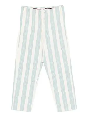 FORTE_FORTE Striped Drawstring Trousers - Multicolor