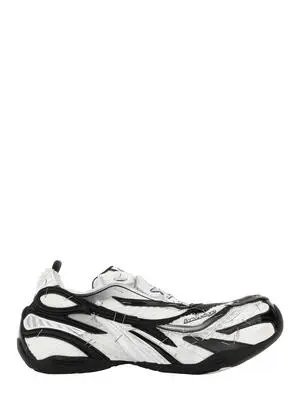 Balenciaga Two-tone Fabric Soleless Sneakers - Multicolor