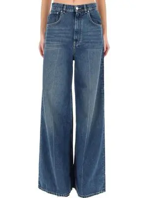 Stella McCartney High Waist Wide Leg Jeans - Blue