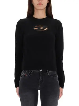 DIESEL® DIESEL M-AREESA Jersey - Slim Fit Wool Cashmere Black