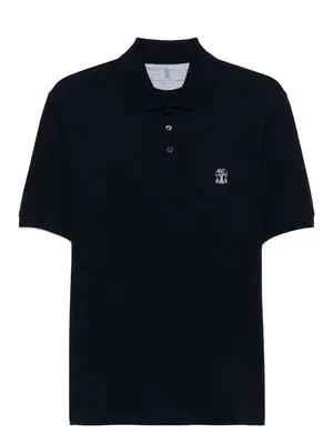 Brunello Cucinelli Polo Shirts - Blue