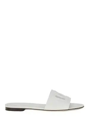 Dolce & Gabbana Millenials Flat Sandals - White