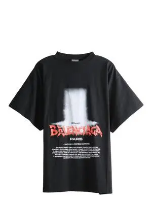 Balenciaga Printed Cotton T-shirt - Multicolor