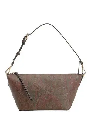 Etro Printed Shoulder Bag - Brown