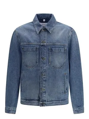 Off-White Half Arrow Skate Denim Jacket - Blue