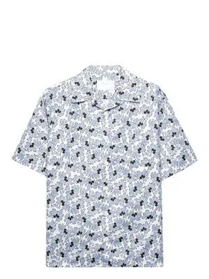 Prada Printed Cotton Blend Shirt - Multicolor