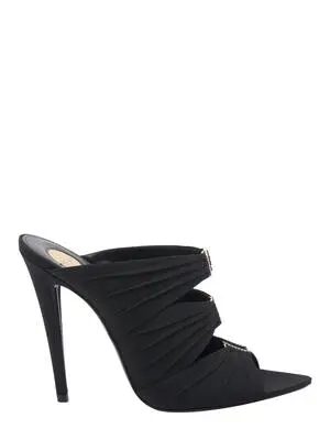 Saint Laurent Emilie Pump Sandals - Black