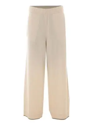 Brunello Cucinelli Ribbed Knit Cashmere Trousers - Multicolor