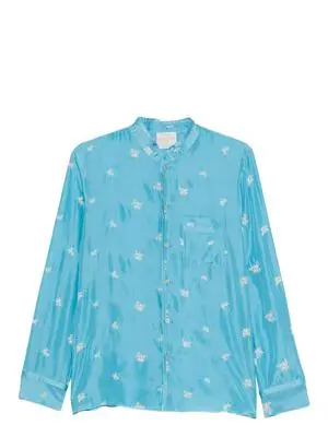 FORTE_FORTE Embroidered Silk Shirt - Multicolor