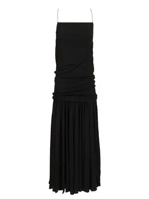 JACQUEMUS JACQUEMUS Abiha Gathered Jersey Midi Dress
