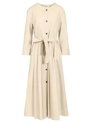 MAX MARA S MAX MARA Cotton Poplin Fit-and-Flare Maxi Dress