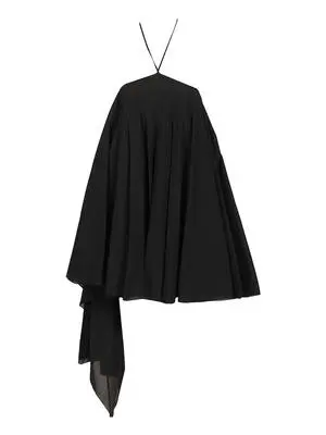 Jacquemus Asymmetrical Halter Neck Dress - Black