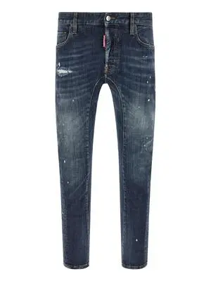 Dsquared2 Tidy Biker Jeans - Blue