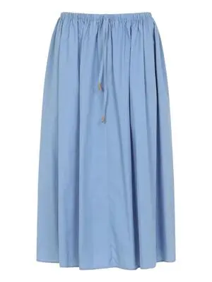 Marni Drawstring Midi Skirt - Blue