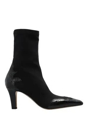 Paris Texas Sock-style Ankle Boots - Black