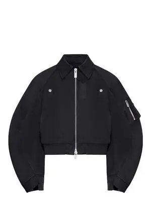 Sacai Cotton Chino X Nylon Twill Blouson - Black