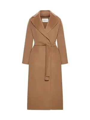 Max Mara Aceri Cashmere Robe Coat - Brown