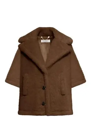 Max Mara Corvino Teddy Short Coat - Multicolor
