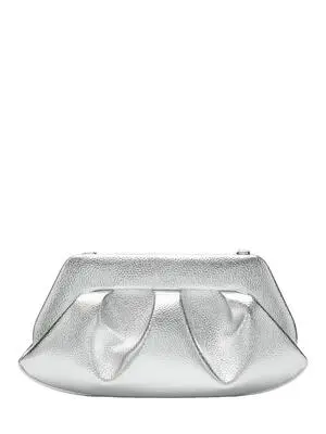 THEMOIRÃ¨ Themoirè Emera Clutch In Eco Leather - Silver