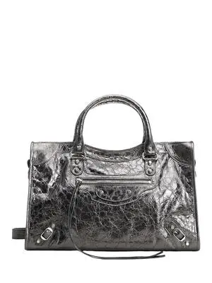 Balenciaga Balenciaga Le City Medium Stock Exchange Bag Gray