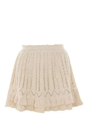 Isabel Marant Étoile Nelle Embroidered Mini Skirt - Cream