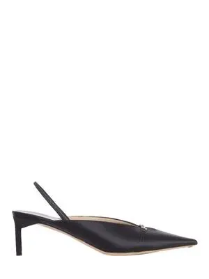 TOM FORD Slingback In Silk Satin - Black
