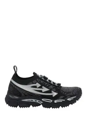 Off-White OFF-WHITE "Be Right Back" Knit Sneakers Black