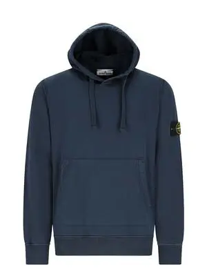 Stone Island Stone Island Logo Cotton Hoodie Multicolor