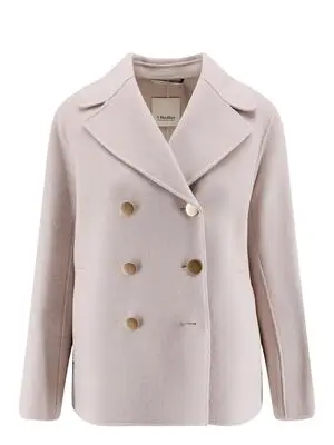 Max Mara Margot Pure Virgin Wool Peacoat - Multicolor