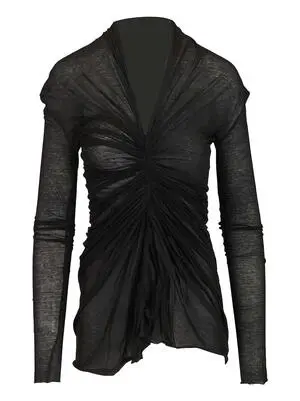 Rick Owens Radiance Long Sleeve Top - Black