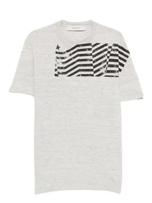 GOLDEN GOOSE Printed Cotton T-shirt - Multicolor
