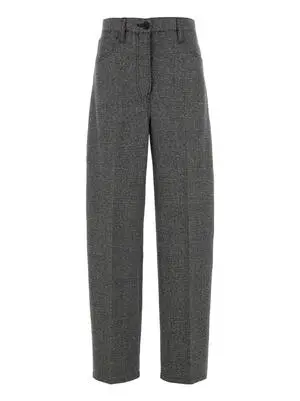 PRADA PRADA Embroidered Glencheck Pant