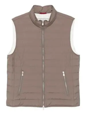 Brunello Cucinelli Padded Quilted Vest - Multicolor