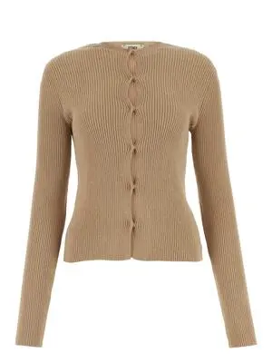 FENDI FENDI Ribbed Knit Cardigan