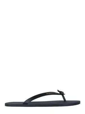 Saint Laurent Leather Flip Flop Sandals - Multicolor