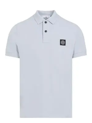 Stone Island Stone Island Men Logo Cotton Polo Shirt Multicolor