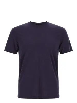TOM FORD Logo Embroidery T-shirt - Blue
