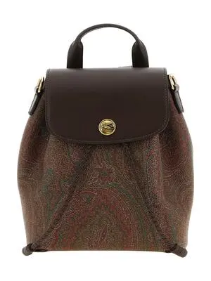 Etro Essential Small Paisley Jacquard Backpack - Multicolor