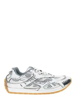 Bottega Veneta Orbit Technical Fabric And Mesh Lace-up Sneakers - Multicolor