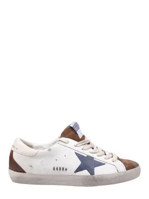 GOLDEN GOOSE Super-star Leather Sneakers - Multicolor